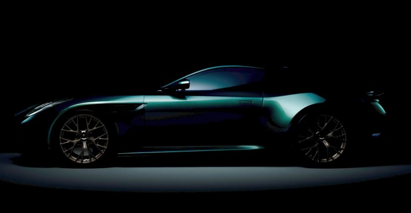 Zbliża się premiera Aston Martina DB12 - mamy pierwsze zdjęcie wnętrza ...